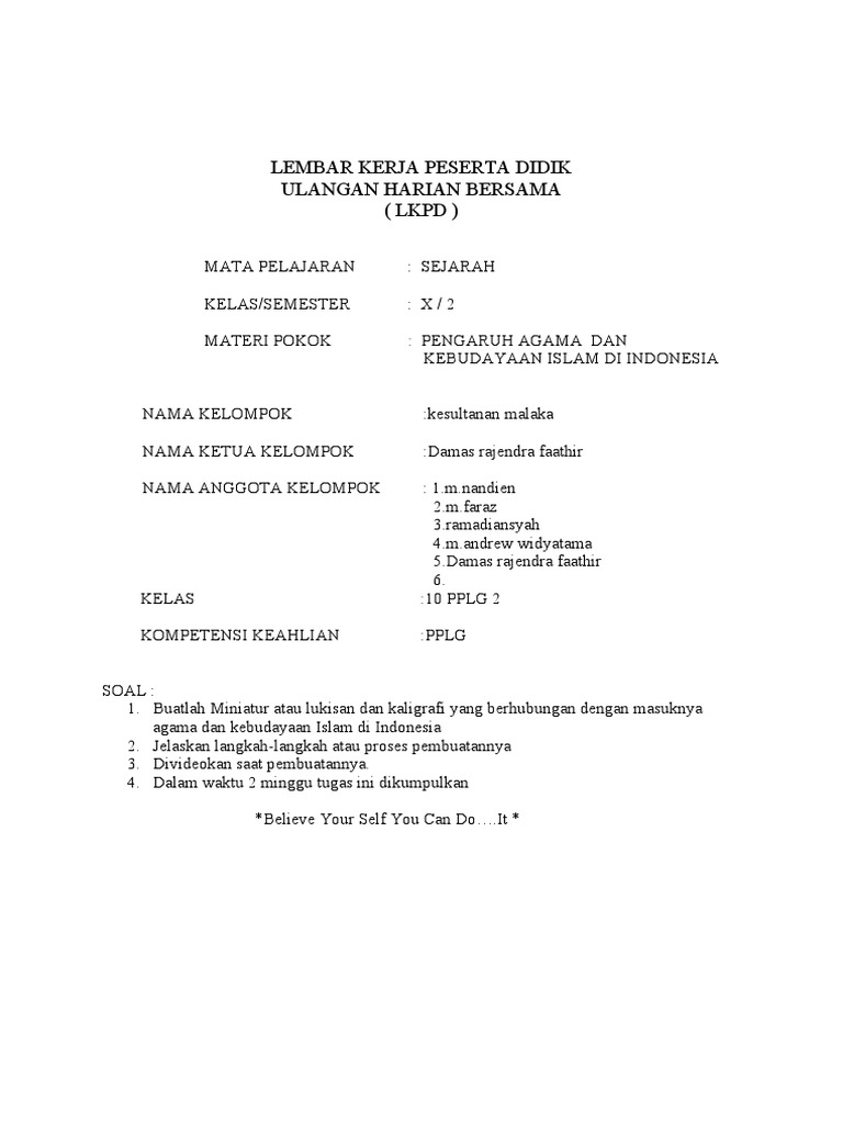 LKOD DKV Dan PPLG | PDF