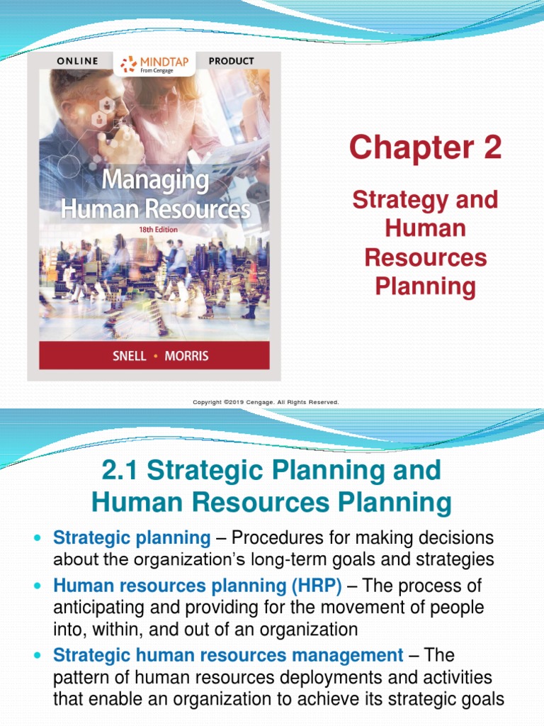 CHAPTER 2 Human Resource Planning | PDF | Strategic Management | Swot Analysis