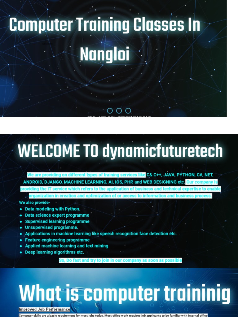 Computer Training Classes in Nangloi | PDF