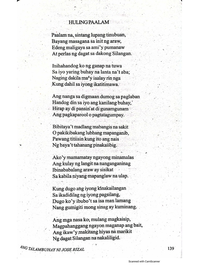 Ang Huling Paalam Pdf