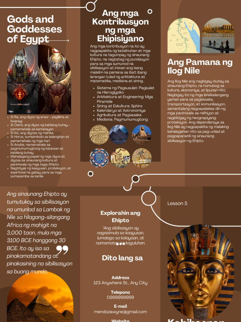 Gods and Goddesses of Egypt: Ang Mga Kontribusyon NG Mga Ehipisiyano ...