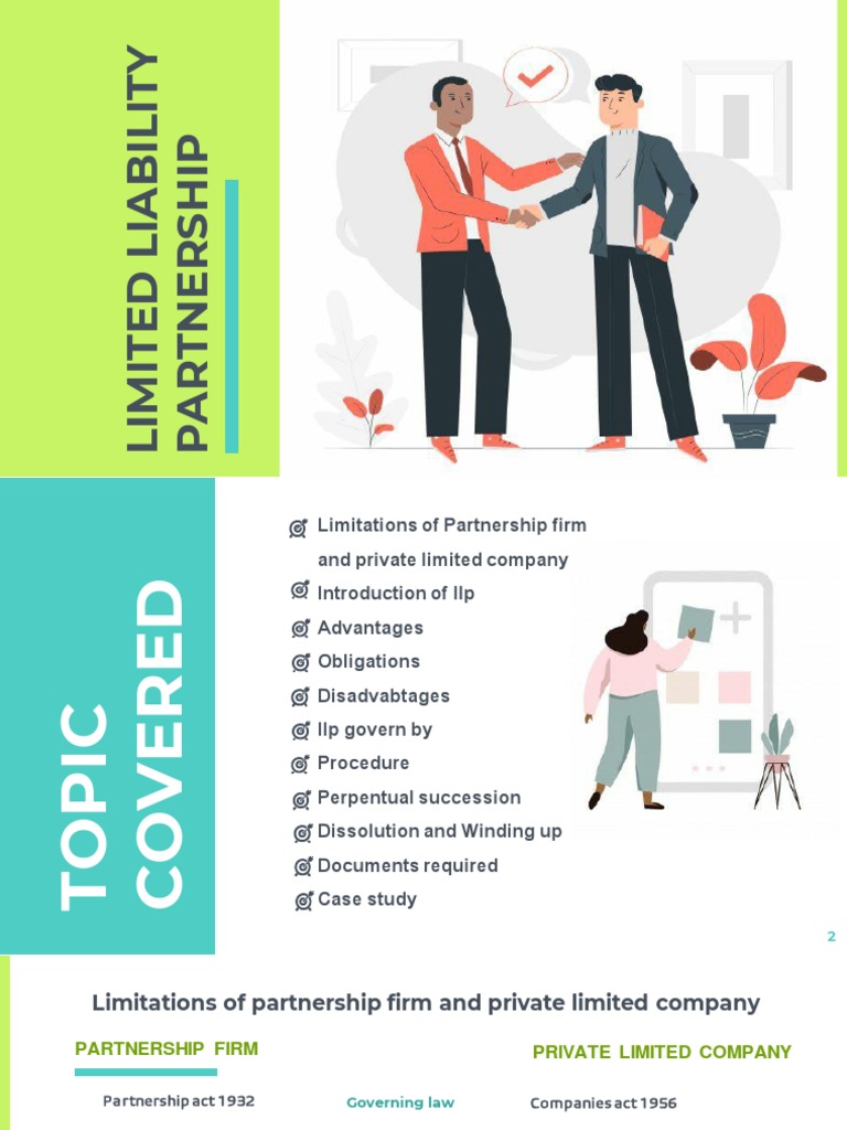 LLP | Download Free PDF | Limited Liability Partnership | Partnership