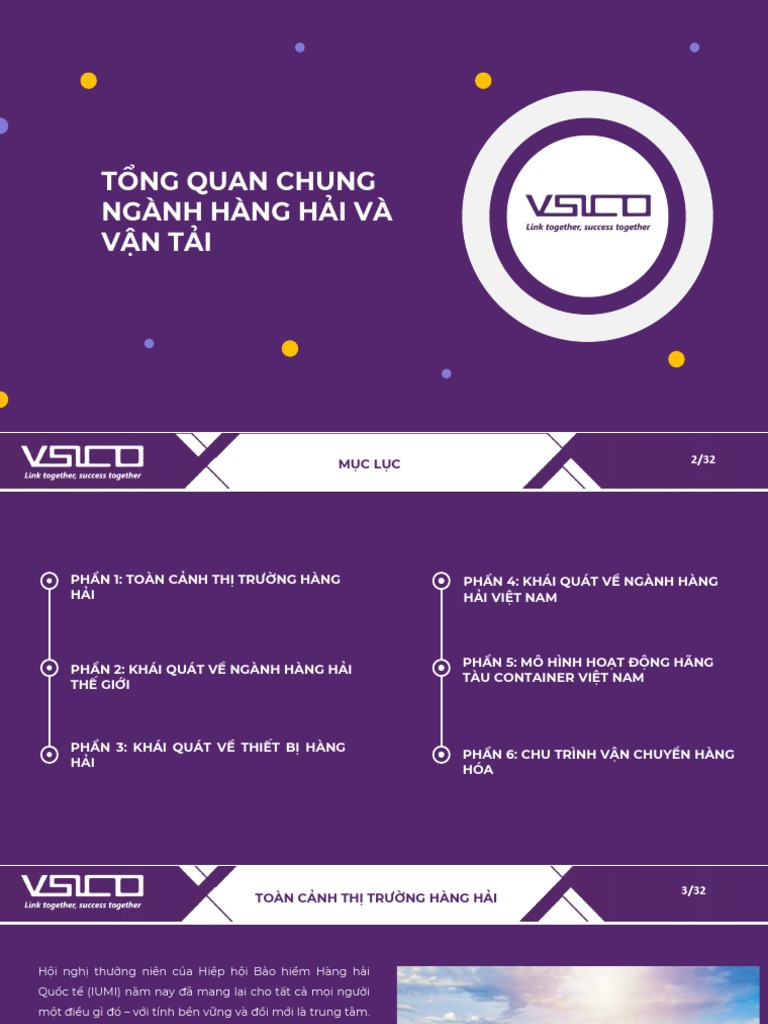 (Vsico) Tong Quan Nganh Hang Hai | PDF