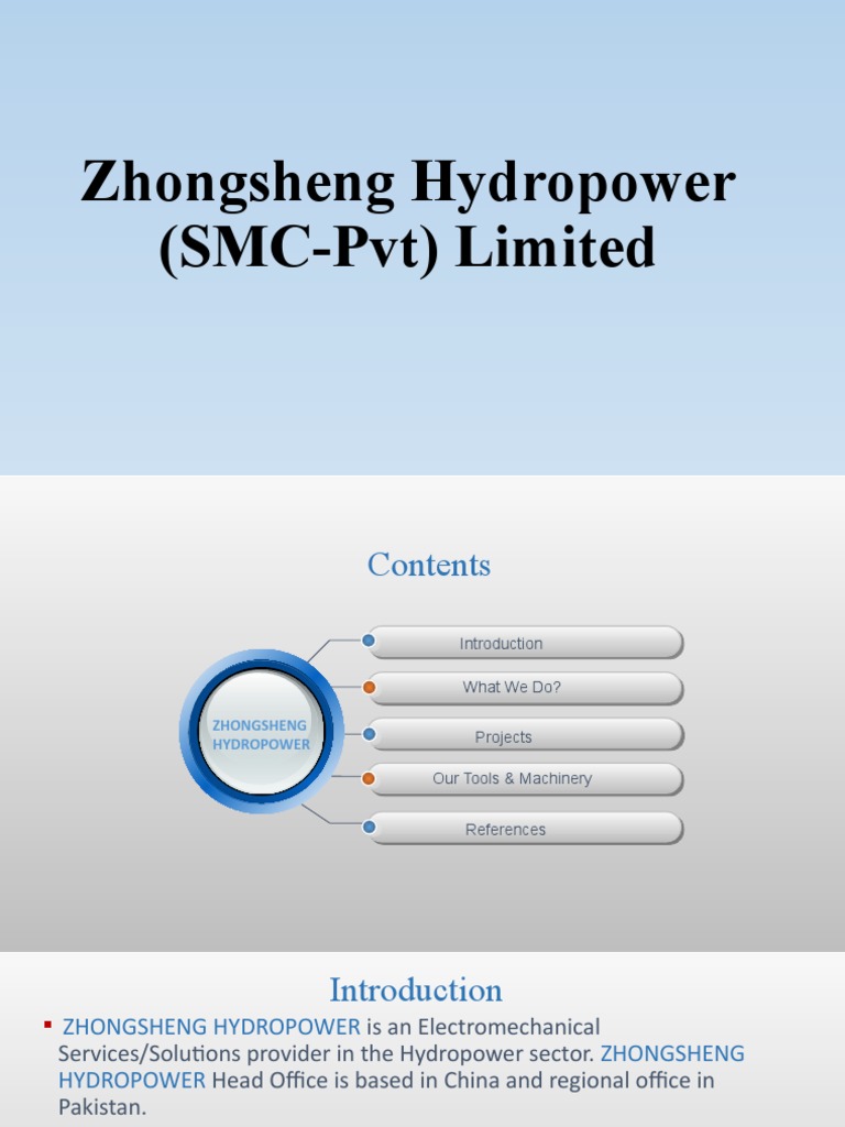 3 - Zhongsheng Hydropower (SMC-PVT) Limited | PDF | Hydropower | Hydroelectricity