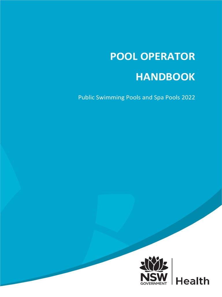 Pool Operator Handbook Draft Aug 2022 | PDF | Filtration | Swimming Pool