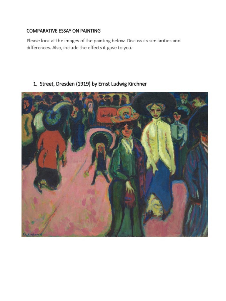 Comparative Essay On Painting | PDF