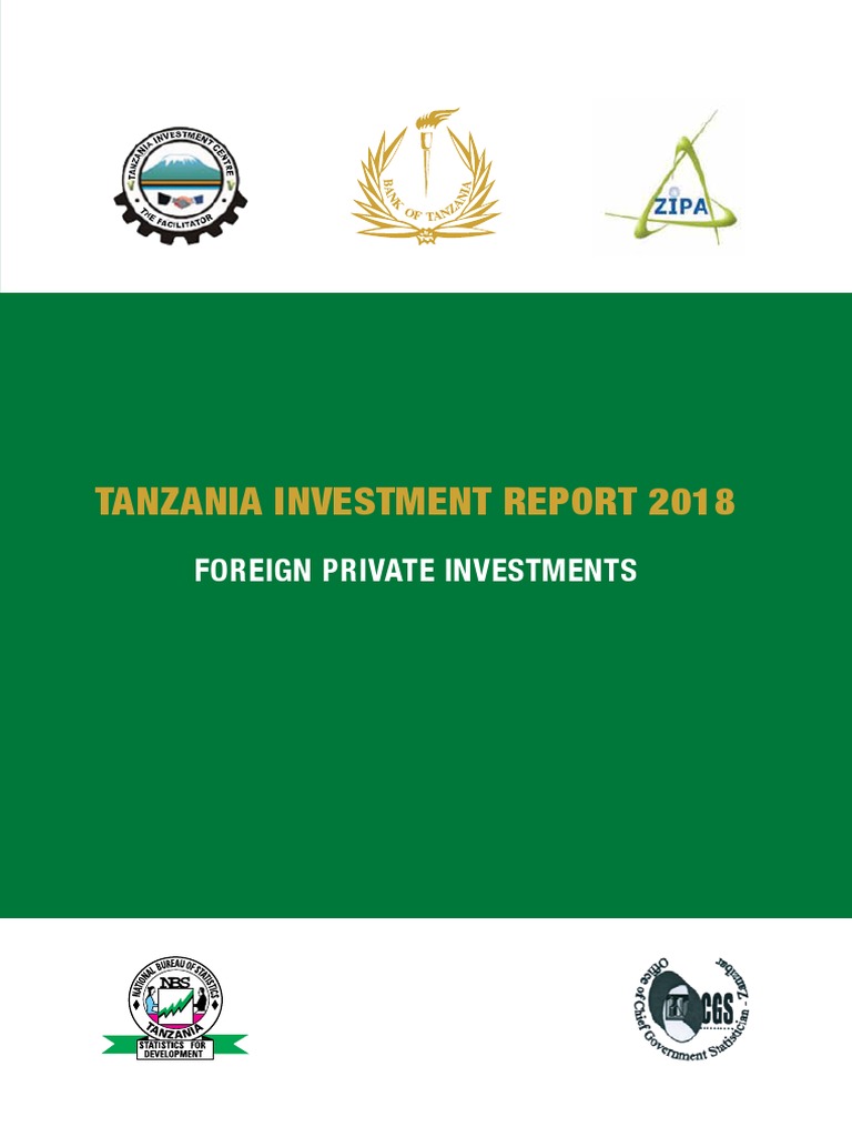 Fdi in Tanzania Bot Report 2018 | PDF | Foreign Direct Investment ...