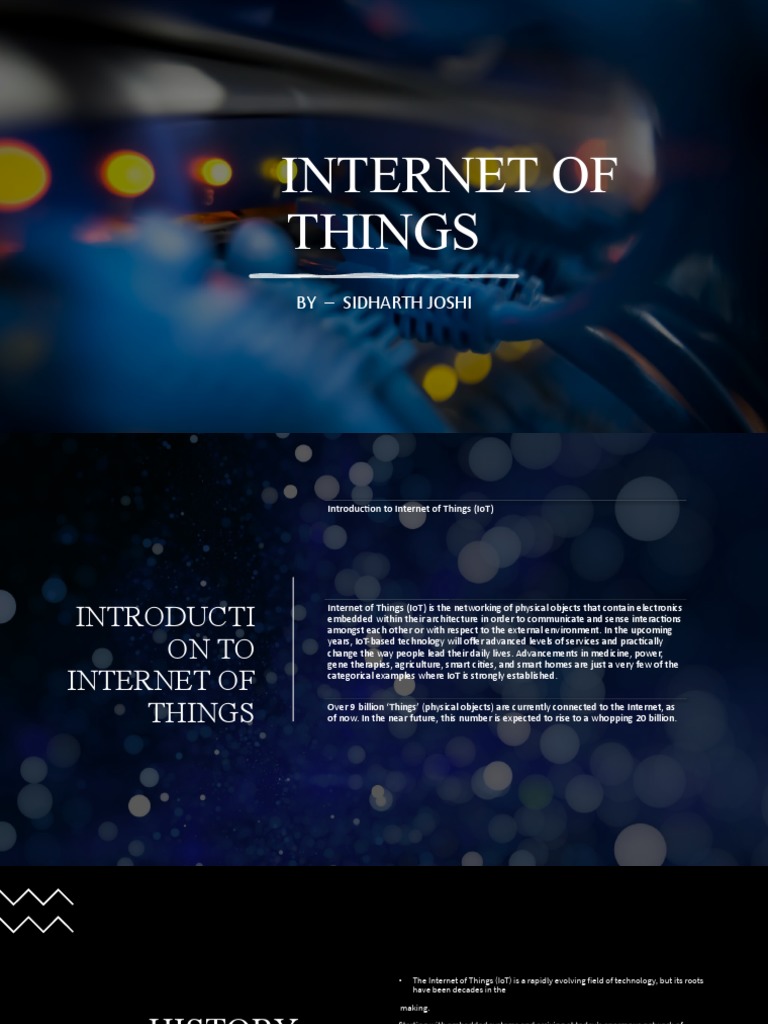 Internet of Things | PDF | Internet Of Things | Internet