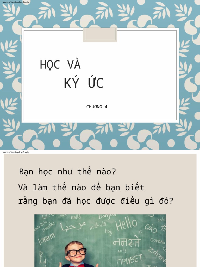 Chap 4 - Learning and Memory PP | PDF