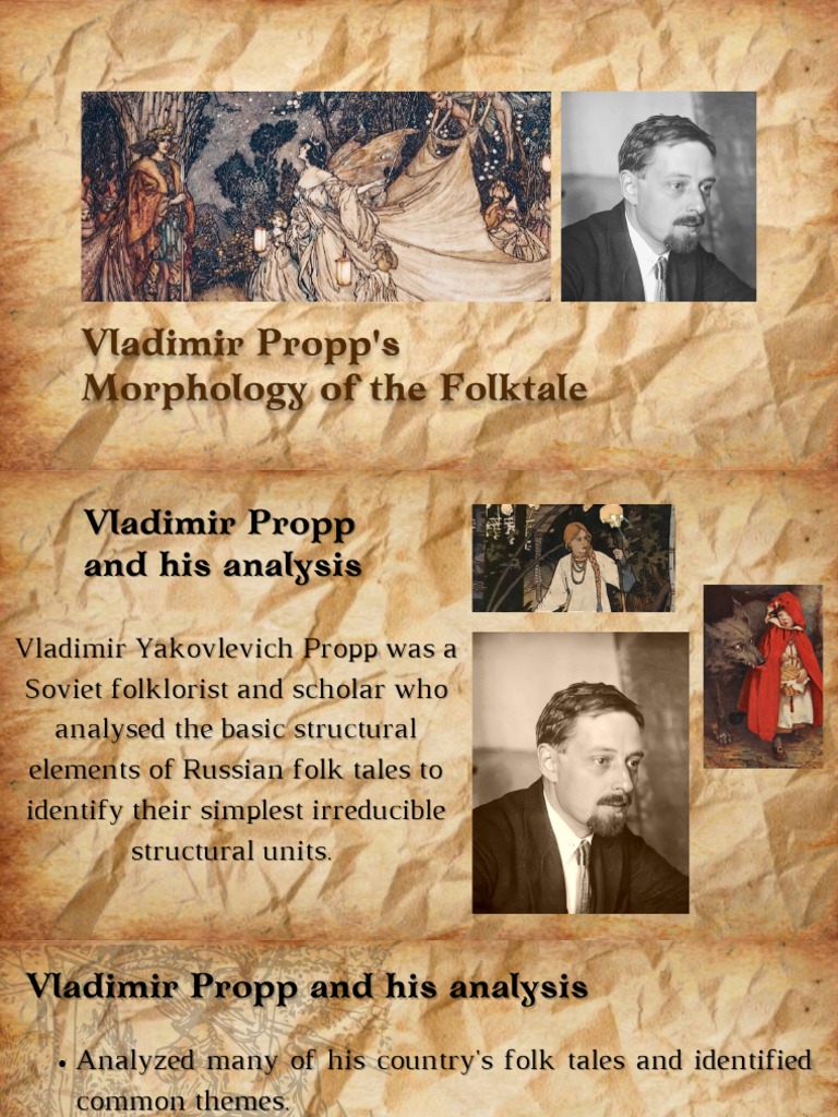 Vladimir Propp's Morphology of The Folktale | PDF | Literary Motifs ...