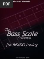 Bass Scales Complete Fretboard Diagram | PDF | Scale (Music) | Double Bass
