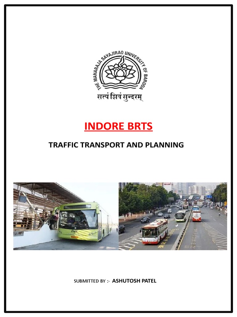 Indore Brts | PDF | Public Transport | Transport