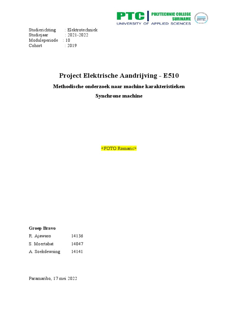 Project Verslag - Groep Bravo | PDF