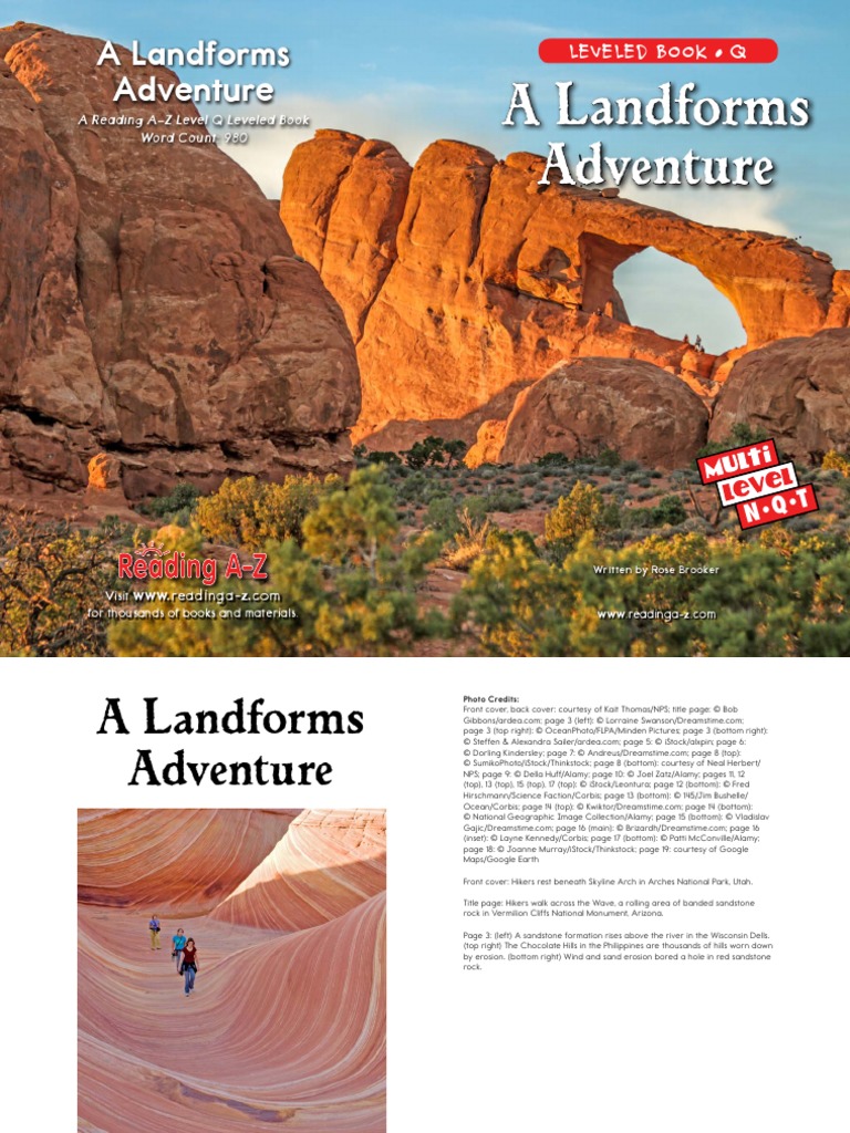 A Landforms Adventure: Exploring Earth | PDF | Plate Tectonics | Plateau