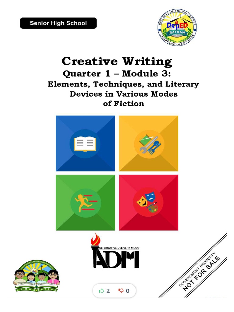 Creative Writing: Quarter 1 Module 3 | PDF