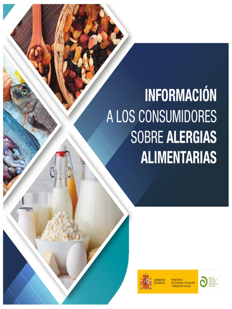 Cuadriptico Alergias Alimentarias Interactivo | PDF | Alergia a la ...