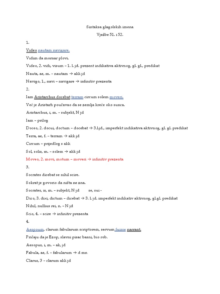 Latinski 2. Kol | PDF