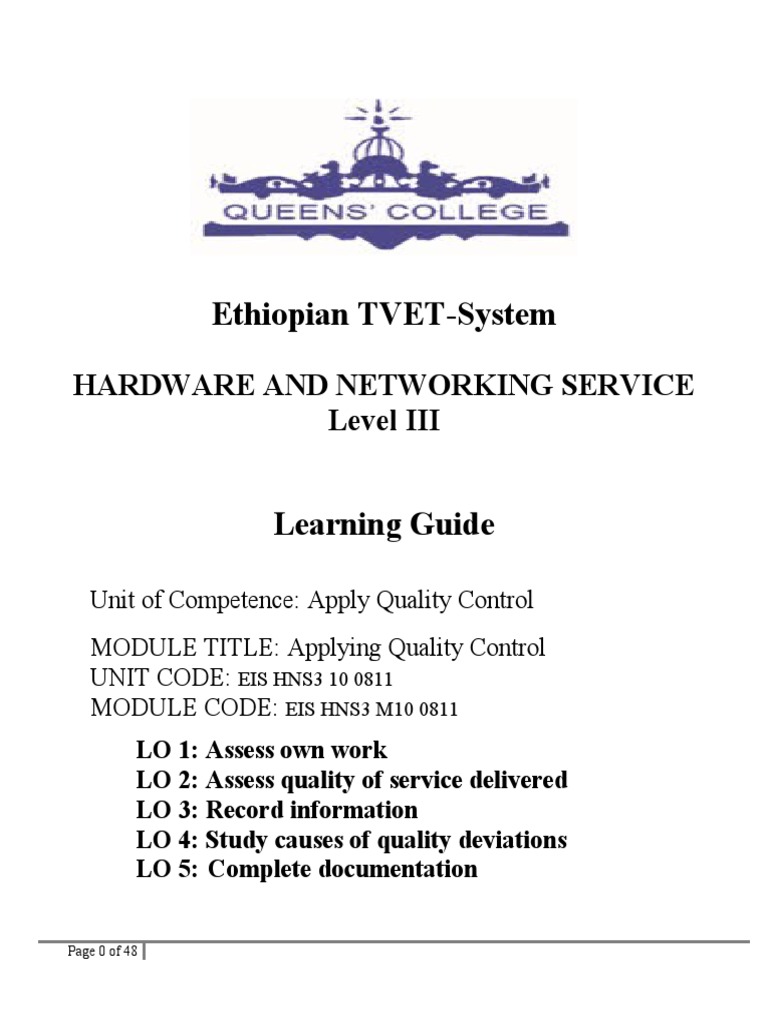 Apply Quality Control | PDF
