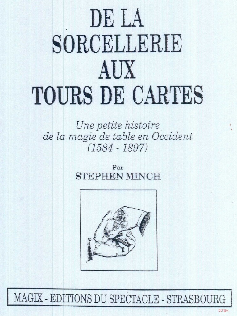 Stephen Minch - de La Sorcellerie Aux Tours de Cartes | PDF