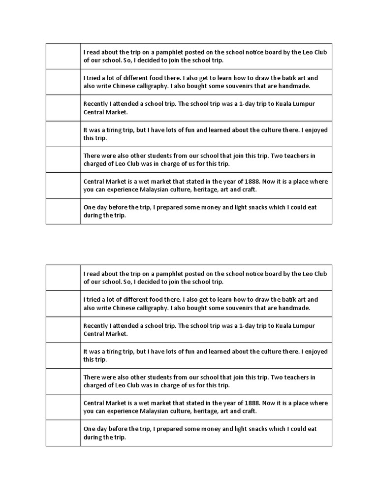Trip Essay | PDF