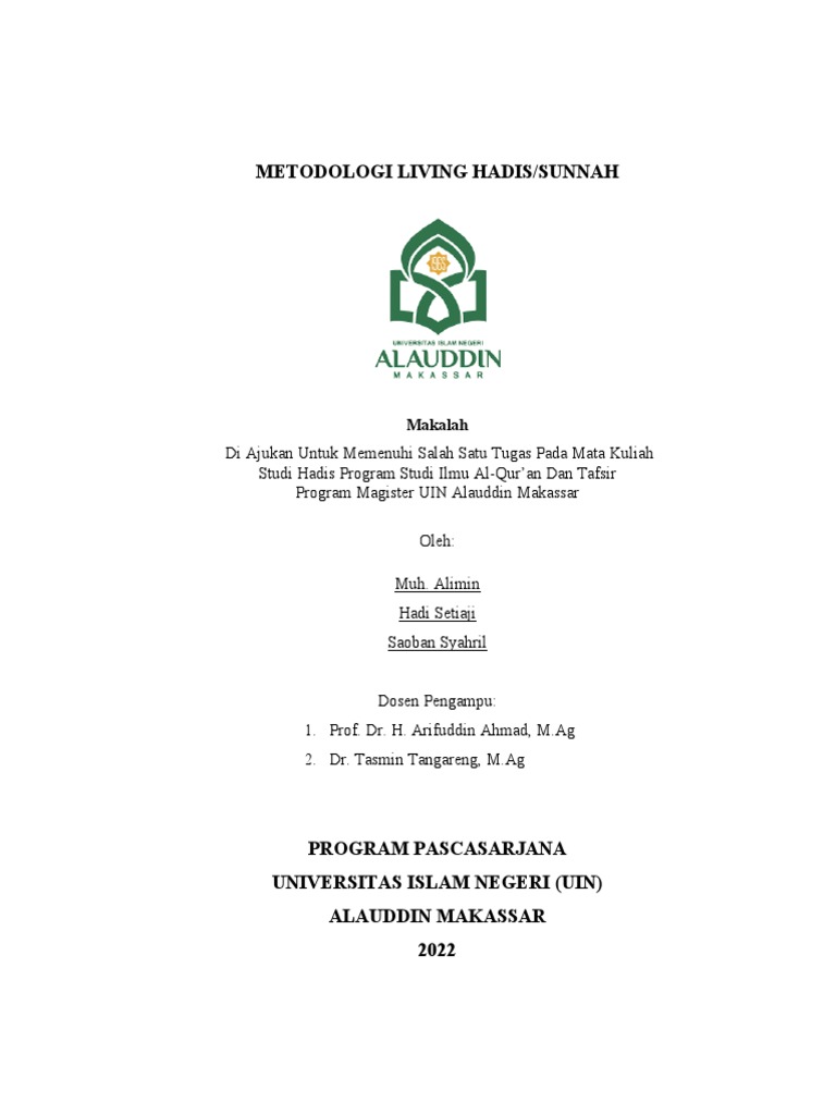 Makel Studi Hadis | PDF