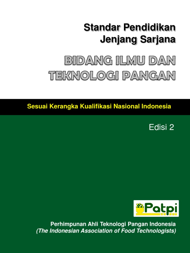Draf Standar Pendidikan PATPI 2021 | PDF
