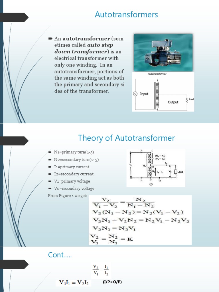 Understanding Autotransformers | PDF | Transformer | Electromagnetism