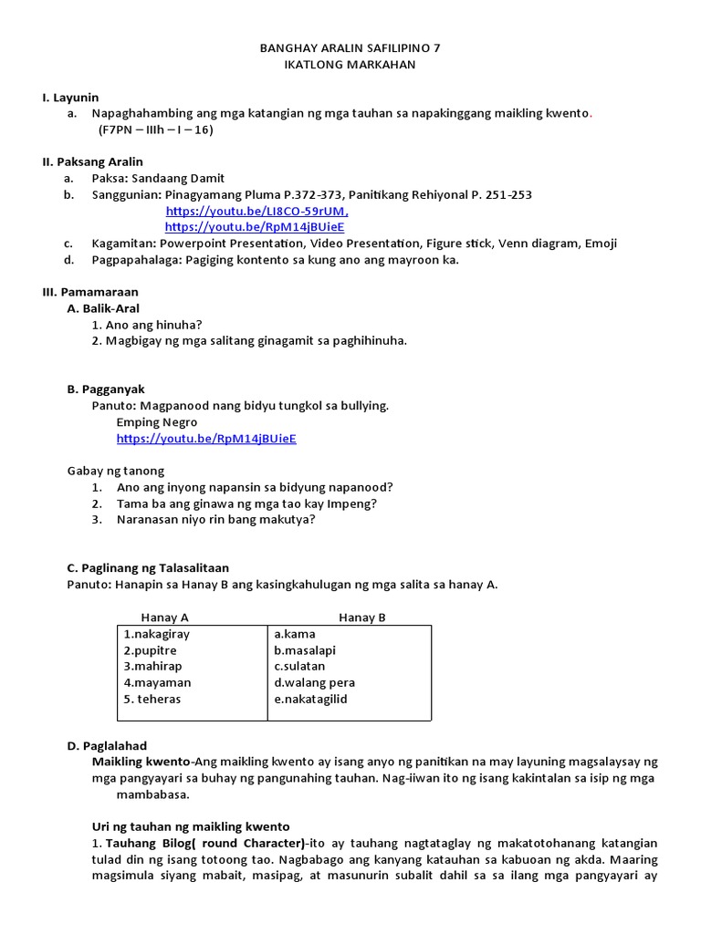 Sandaang Damit | PDF