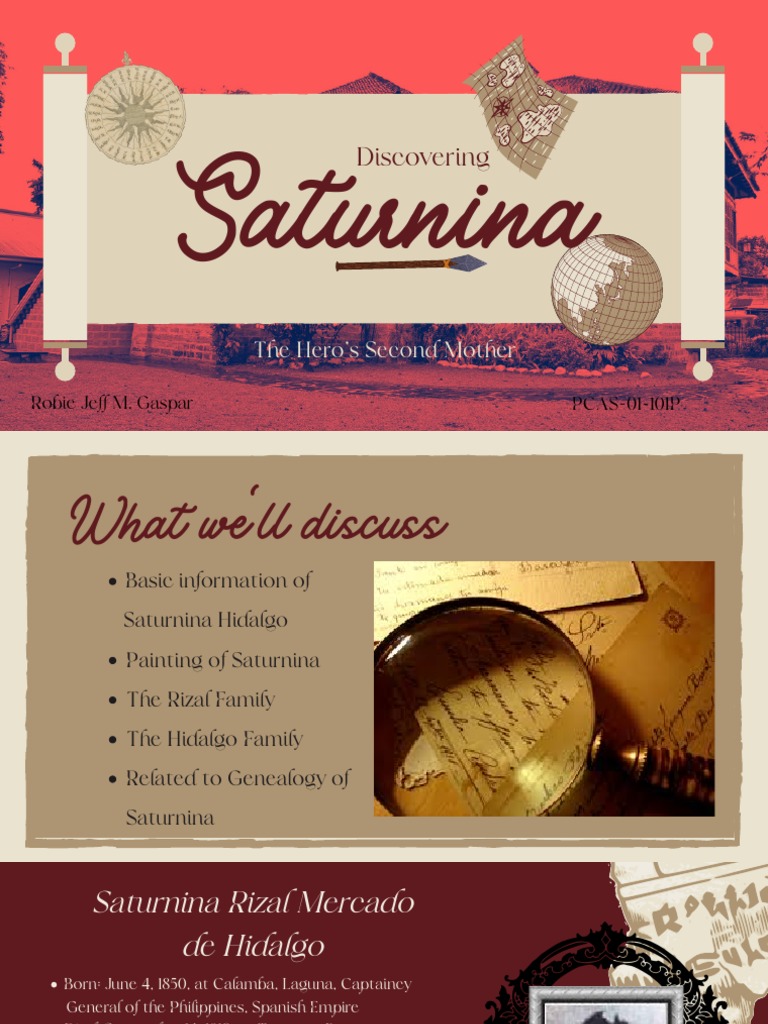 Saturnina Rizal: Life and Legacy | PDF
