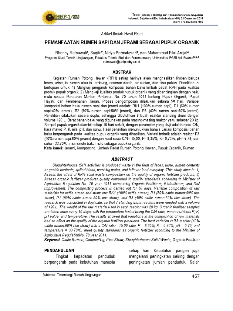 Rumen Sapi Artikel | PDF | Kesehatan Holistik | Teknologi & Rekayasa