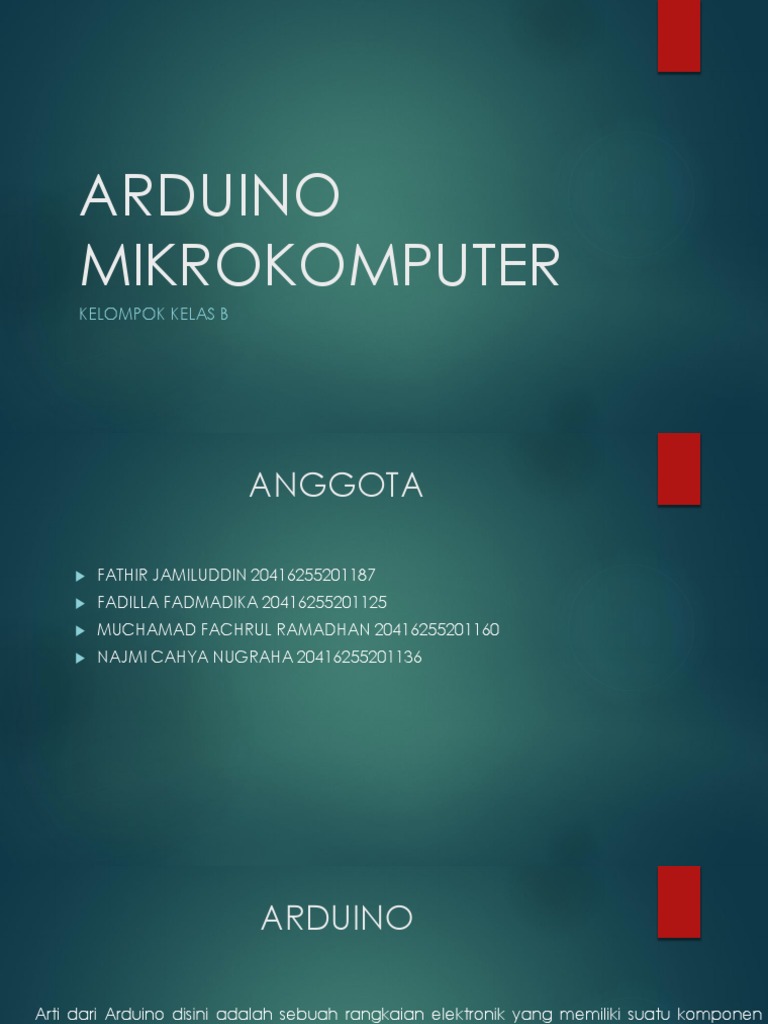 Arduino Mikrokomputer | PDF | Griya & Taman | Teknologi & Rekayasa