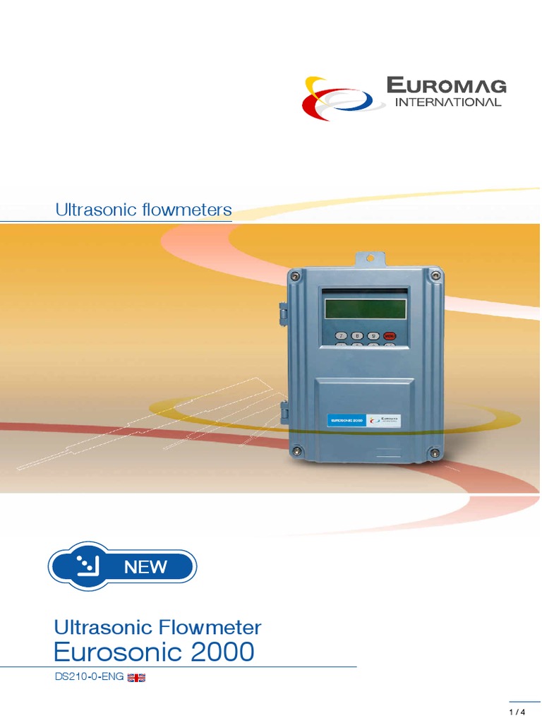 Ds210-0-Eng (Fix) | PDF | Flow Measurement | Pipe (Fluid Conveyance)