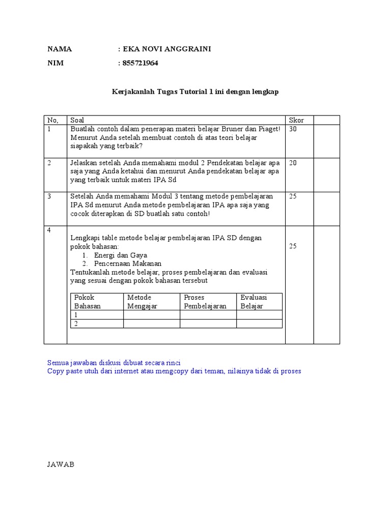 Metode Pembelajaran IPA SD | PDF | Kesehatan Holistik