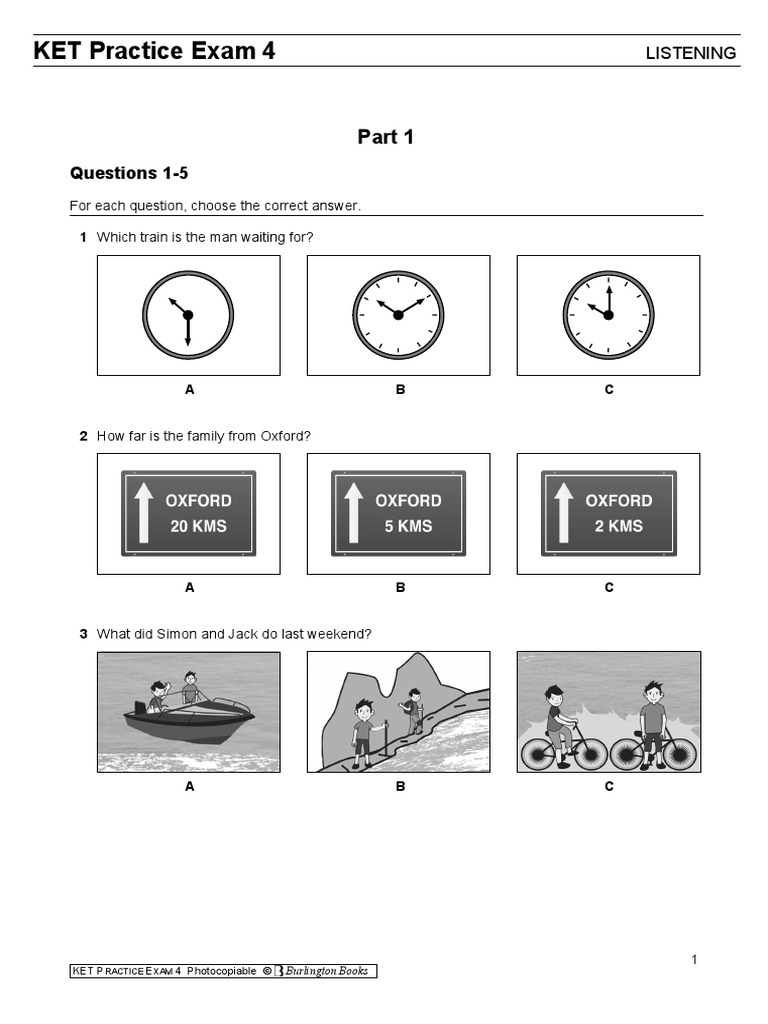 02KET Prac Exam 4 Listen | PDF 02KET Prac Exam 4 Listen | PDF