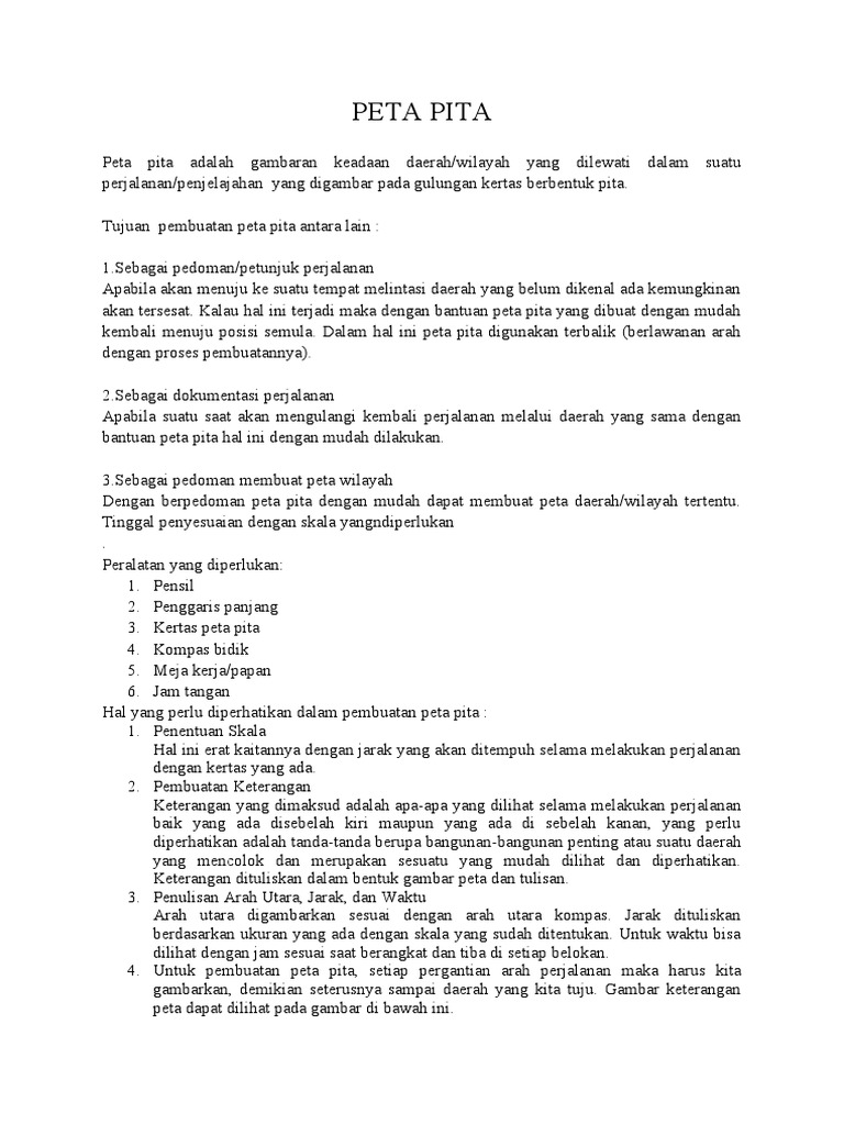 Materi Peta Pita | PDF