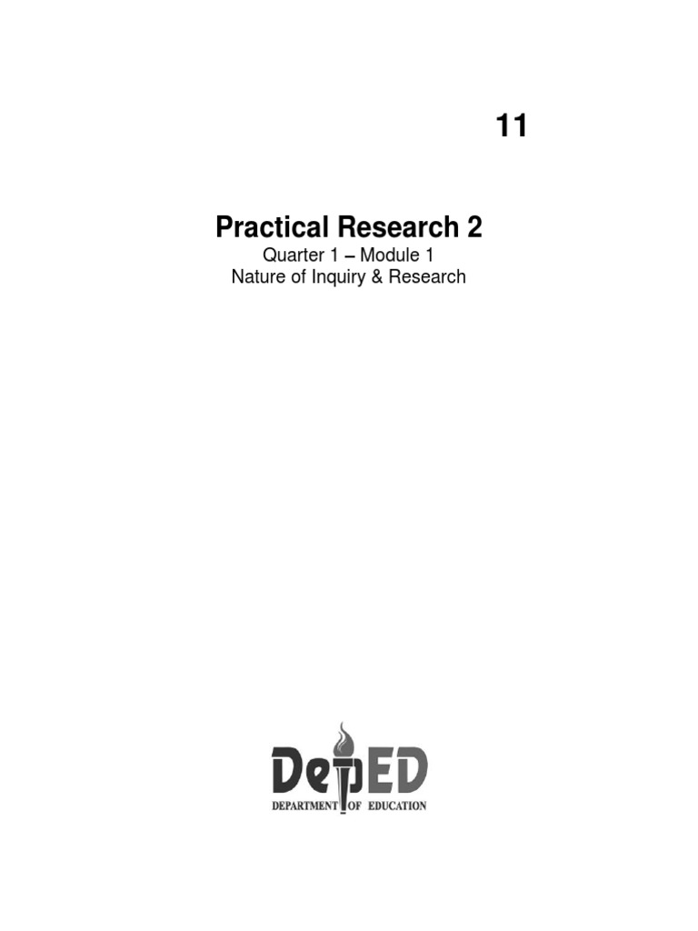 Module 1 - Nature of Inquiry and Research | PDF | Statistics | Experiment Module 1 - Nature of Inquiry and Research | PDF | Statistics | Experiment