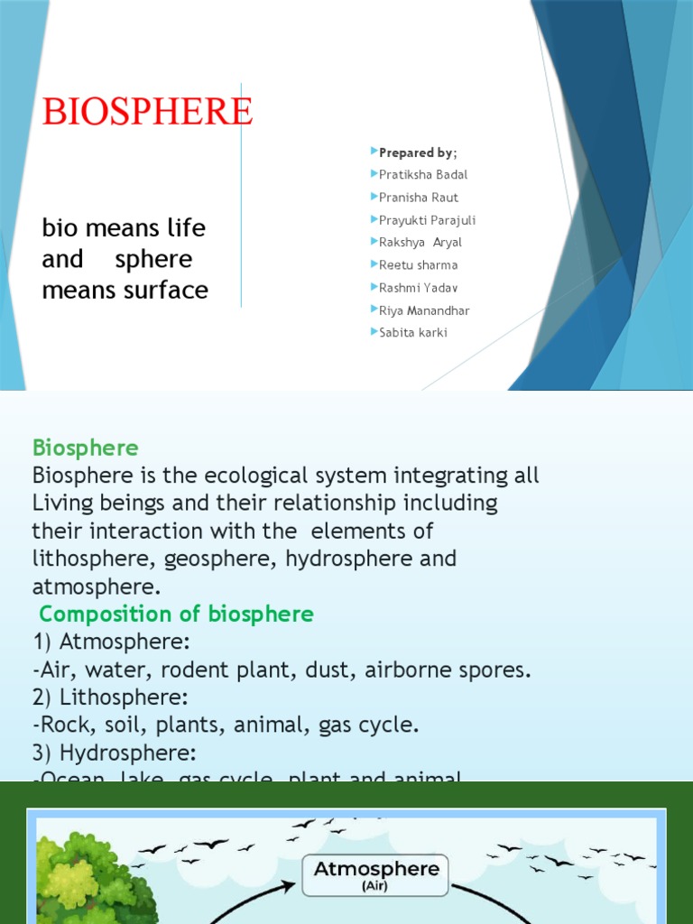 BIOSPHERE | PDF | Natural Environment | Fertilizer