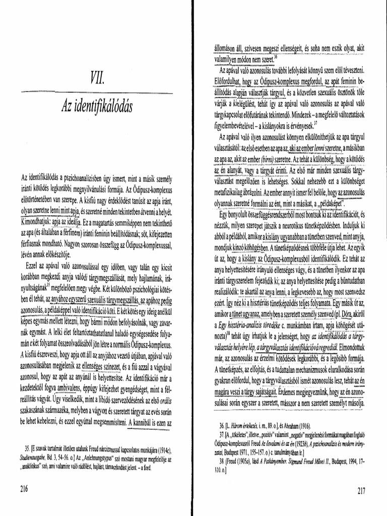 Freud - Tömegpszichológia (2. Részlet) | PDF