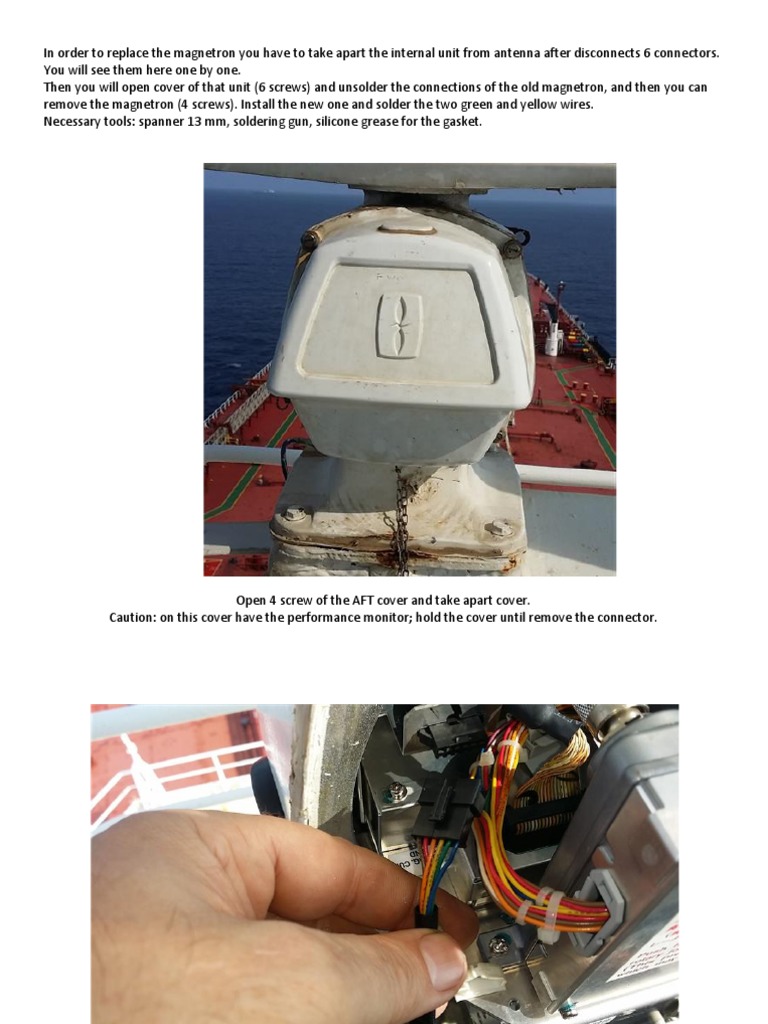 X-band Radar FURUNO FAR 2827 Magnetron Replacement | PDF