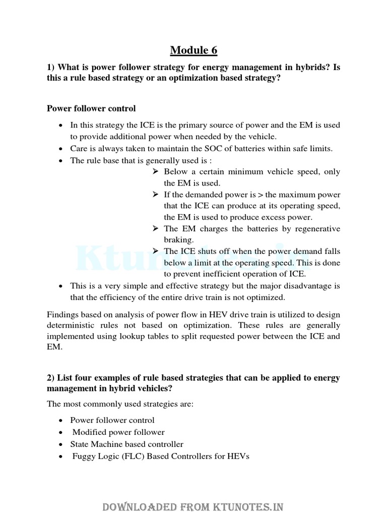 Energy Manage Strategy | PDF | Hybrid Electric Vehicle | Hybrid Vehicle