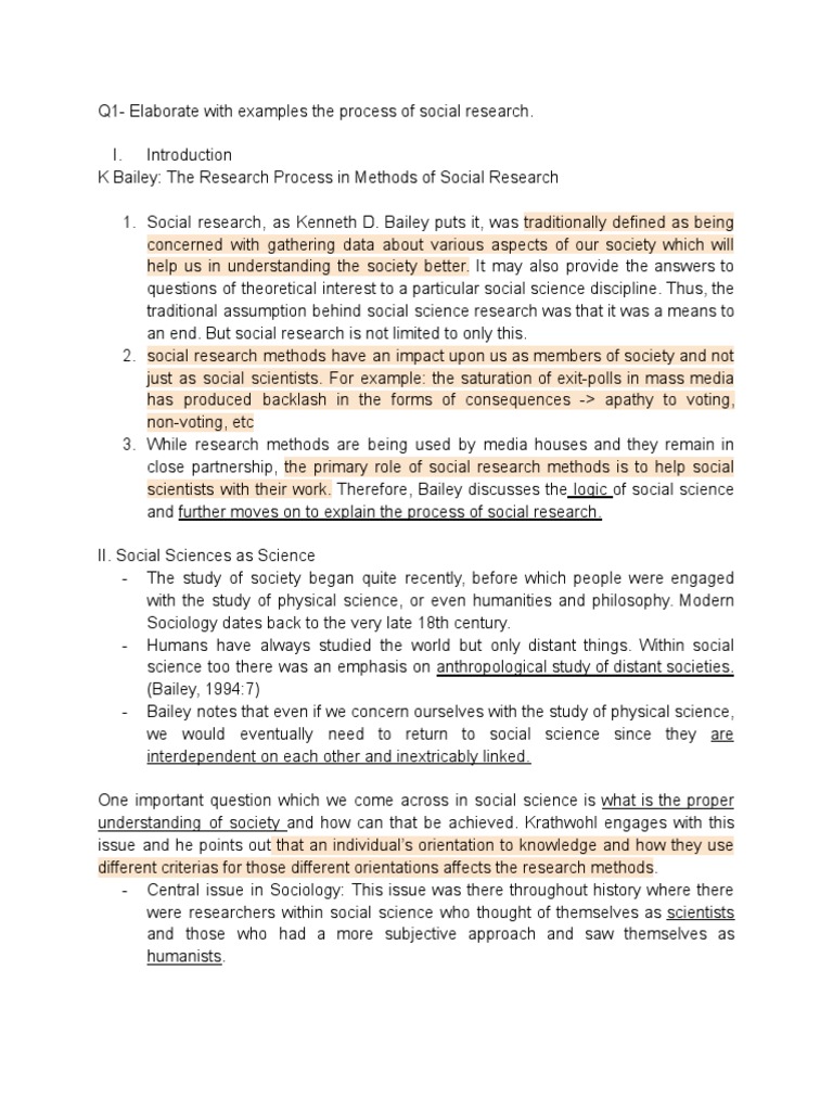 Process of Social Research | PDF | Social Sciences | Sociology