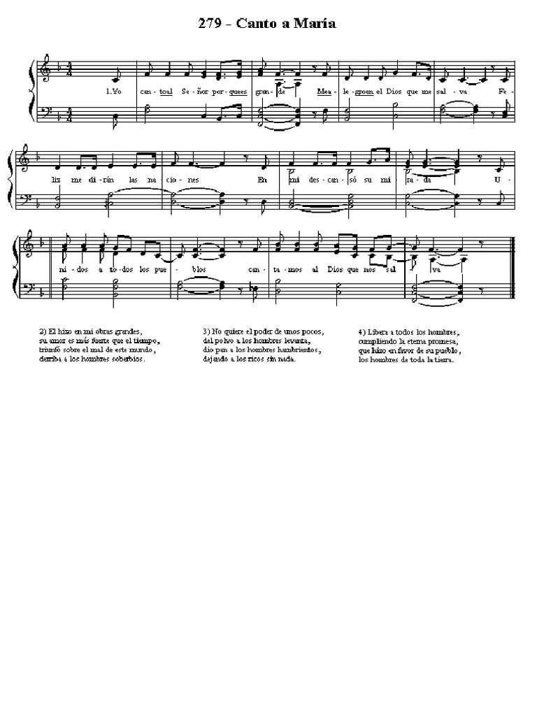 Canto A Maria 1 | PDF
