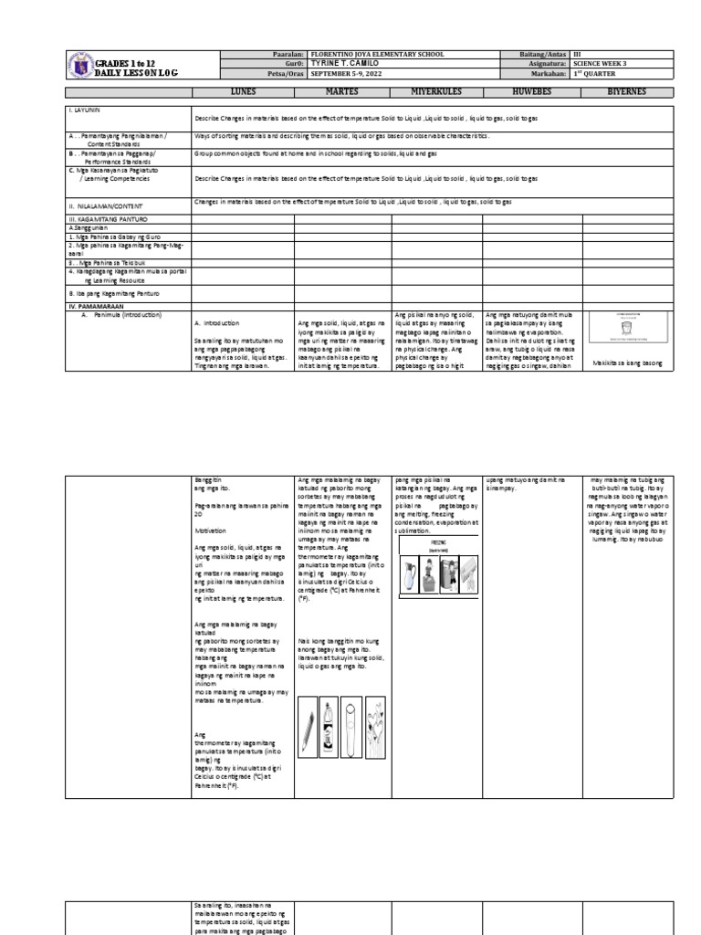 Science Week 3 | PDF