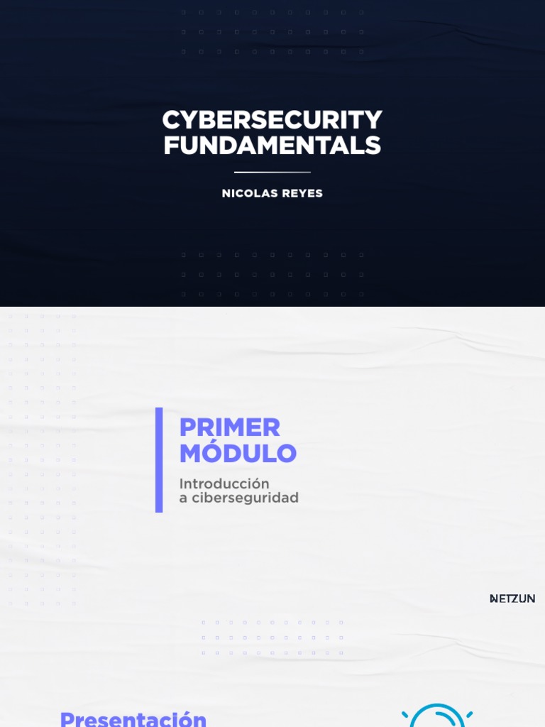 Cybersecurity Fundamentals 1 | PDF | Seguridad | La seguridad informática