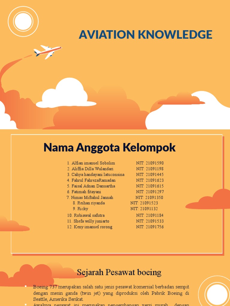 Presentasi Aviation Knowledge | PDF