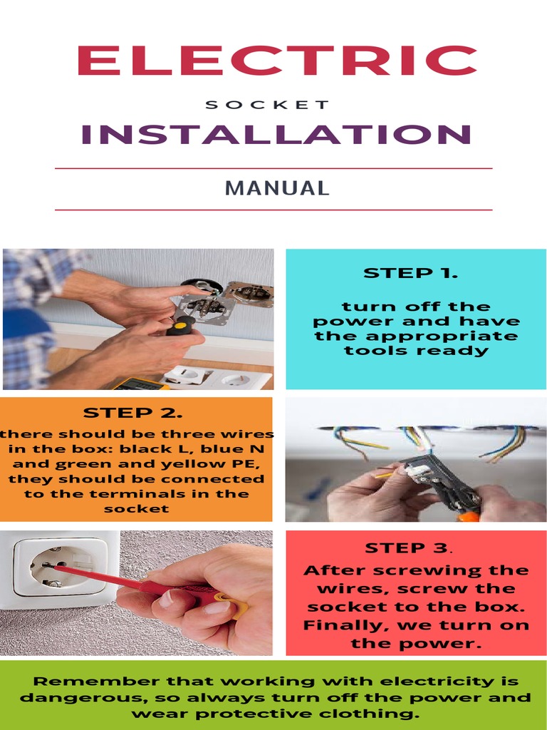 Electric Socket Installation Manual | PDF