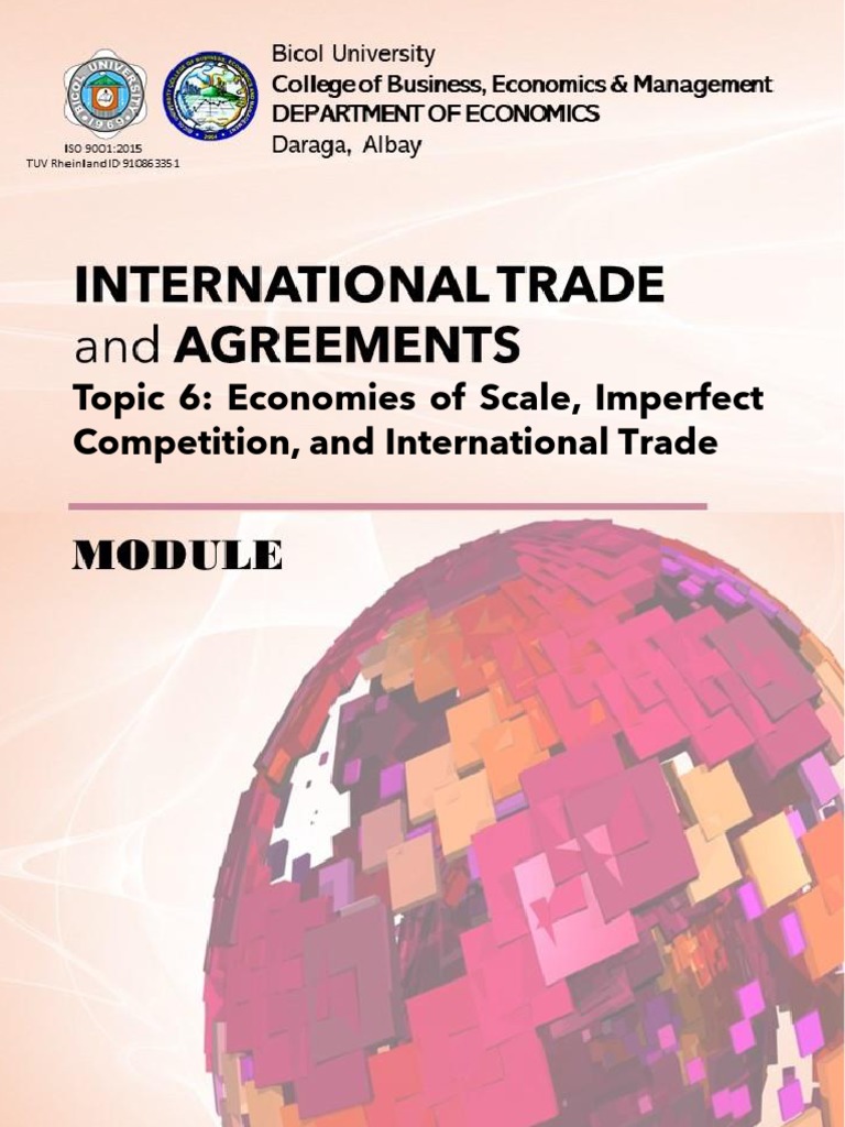 International-Trade-And-Agreements - Topic-6 - Economies of Scale ...