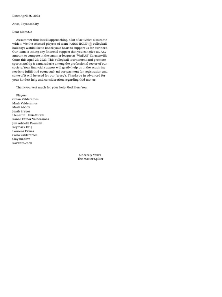 Sulisit Form | PDF