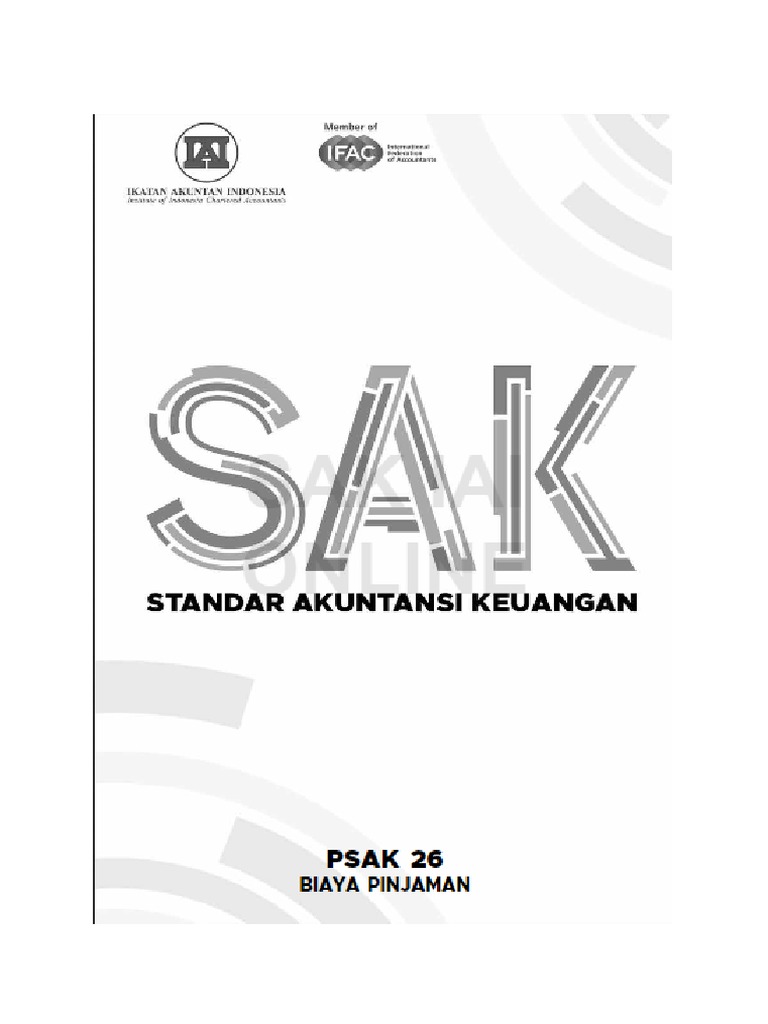 PSAK 26 - Biaya Pinjaman | PDF