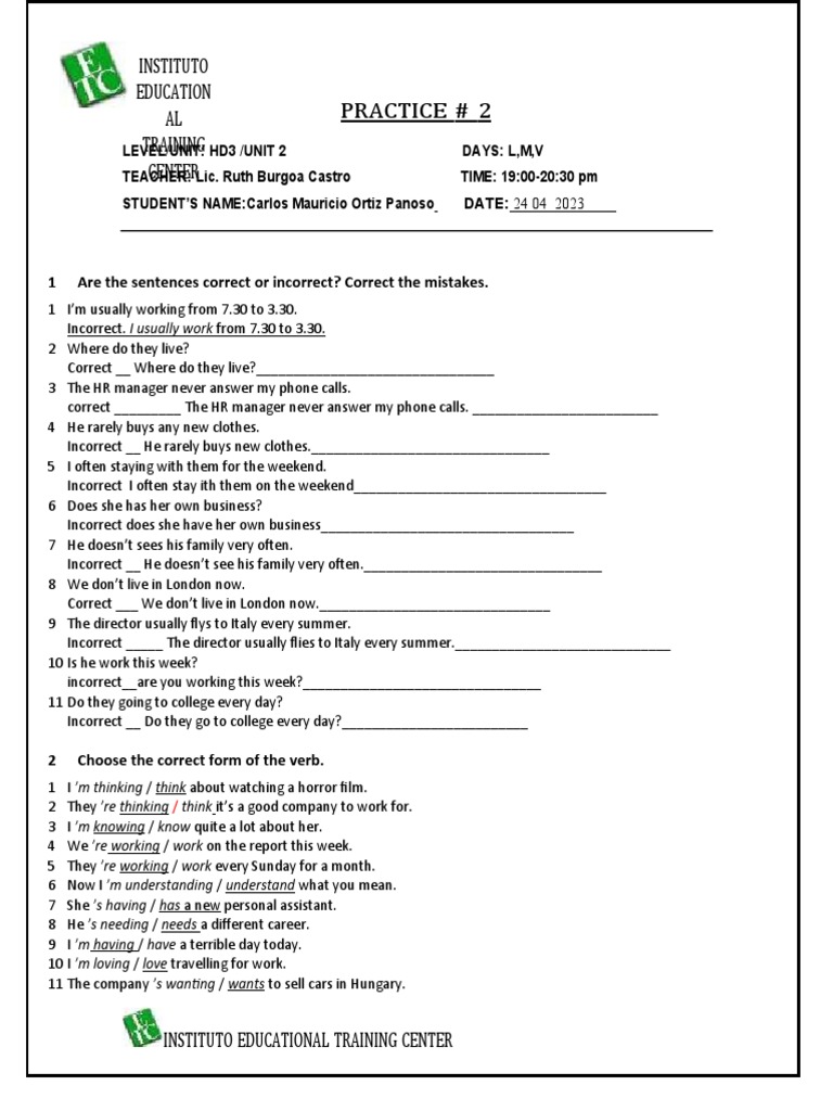 Practice N 2 Mauricio | PDF